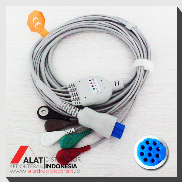 datex-cable-ekg-5-lead-snap | Distributor Alat Kedokteran Indonesia