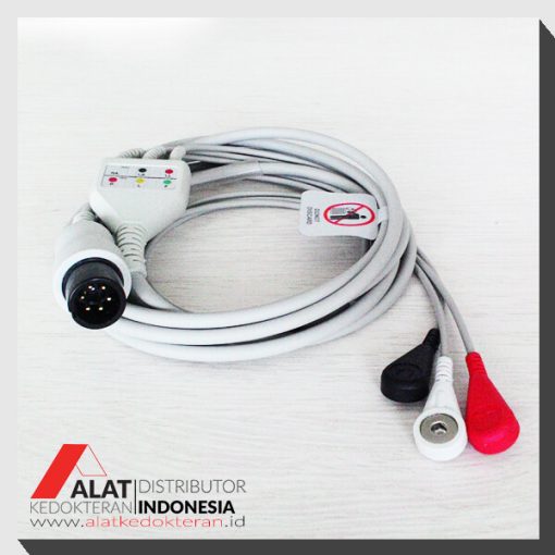 mindray-cable-ekg-3-lead-6p-snap | Distributor Alat Kedokteran Indonesia